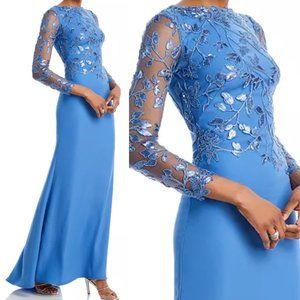 Tadashi Shoji | Dresses | Nwt Tadashi Shoji Long Sleeve Sequined Lace ...